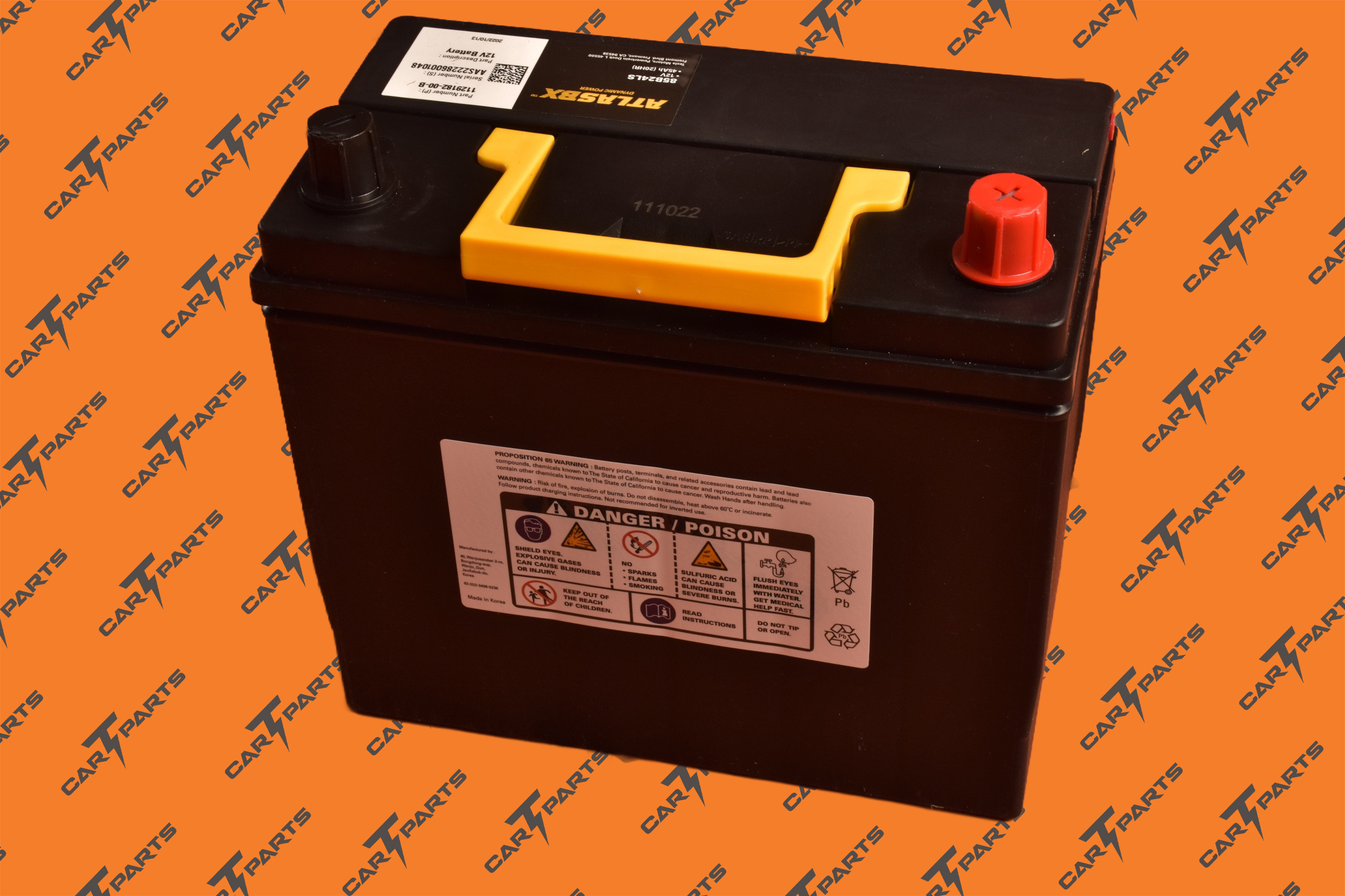Assembly - 12V Battery And Vent Plug | Tesla Part 1129182-00-B